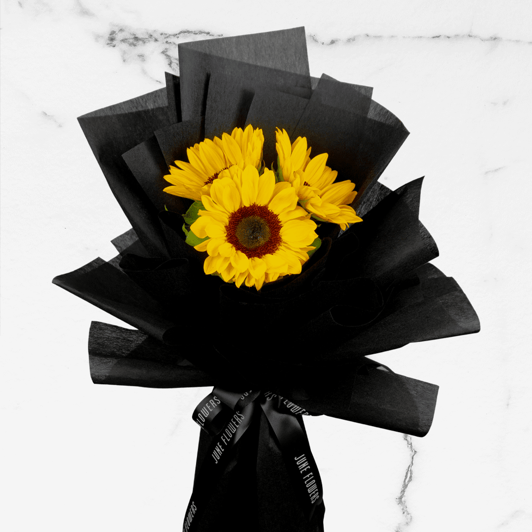 Single Flower | Sunflower bouquet in India | Order Now at June flowers