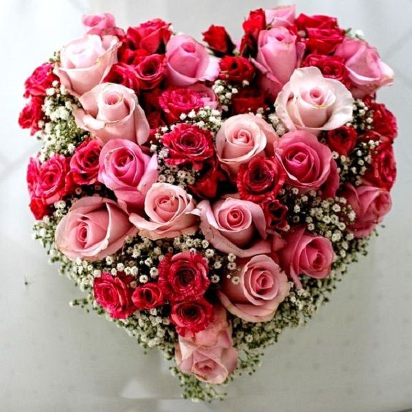 The Best Heart Shaped roses Bouquet | Flower Delivery in India ...