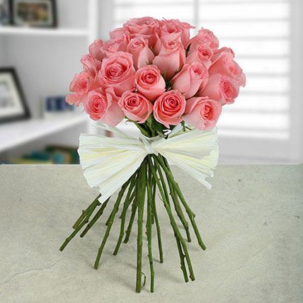 Elegant Pink Roses | Rose Bouquet | Order Now at June Flowers