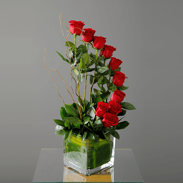 Long Lasting Love | Roses red Vase Delivery in Bangalore | order Now at ...
