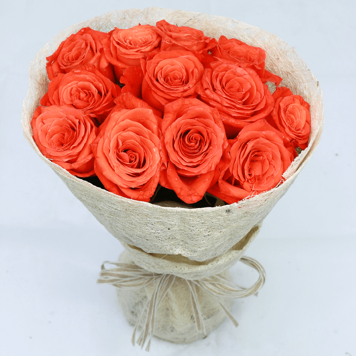 Love is Orange | Rose Bouquet to Bangalore | Order Now at JuneFlowers.com