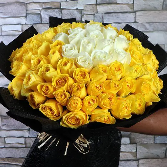 Yellow Rose Bouquets Delivered - Brighten Someone's Day | JuneFlowers